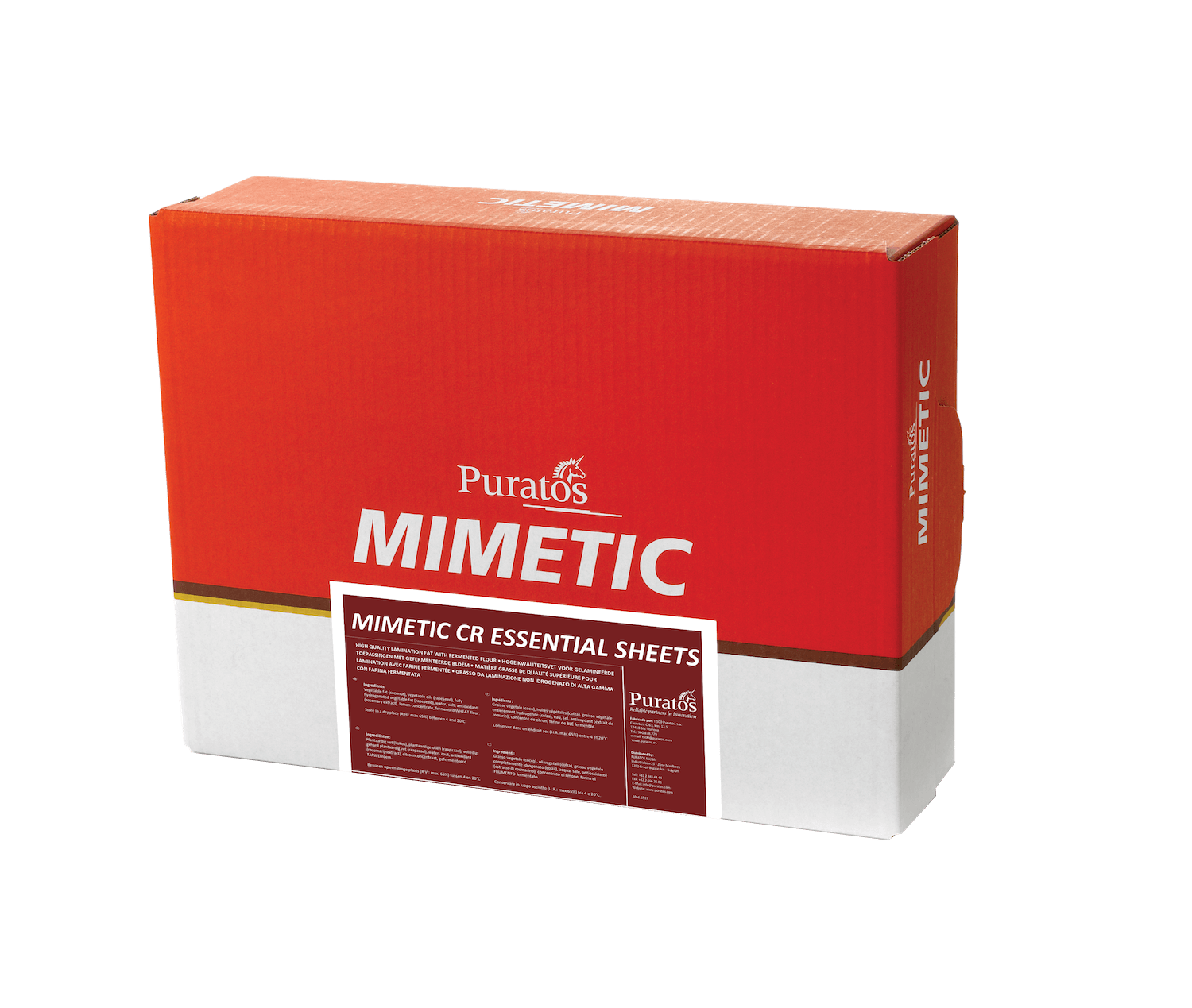 Mimetic Essentiel Sans Palme plaque - Puratos