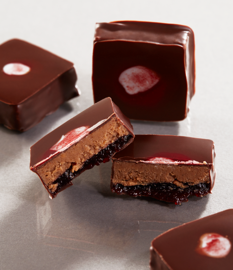 Noël 2021 - Bonbon Praliné Cassis - Puratos